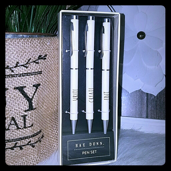Rae Dunn | Office | Rae Dunn Pen Set 3 Ballpoint Pens | Poshmark